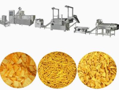 China 3D 2D Extruded Frying Snack Food Processing Line CE ISO9001 Approved for sale