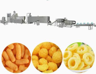 China 3D Compound Fried Puff Extruder Machine With Single Screw Extruder Food Processing for sale