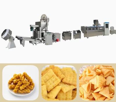 China 3D/2D Pellet Extruding Snack Production Line Machinery 100kg/hr -150kg/hr 240kw 30x5x3m for sale