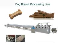 China Puppy Love Easy To Eat Dog Biscuit Processing Line Pet Biscuit Making Equipment for sale