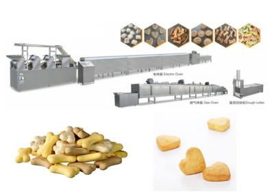 China Stainless Steel Material Dog Biscuit Making Machine Custom Color Low Noise 1000kg/8hr for sale