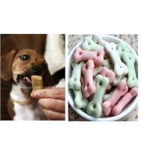 China Humam / Pet Eating Short Dog Biscuit Making Machine Semi Hard Biscuit Production for sale