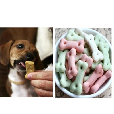 China Humam / Pet Eating Short Dog Biscuit Making Machine Semi Hard Biscuit Production for sale