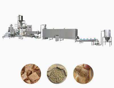 China Breakfast cereals Soya Extruder Machine 120kg/h , 500kg/h , 1ton/h for sale