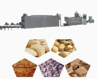 China Soybean textured protein Soya Extruder Machine , corn flakes machinery for sale