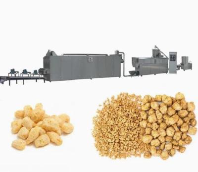 China Vegetable Protein Food Production Line Machine / Fiber soya nuggets extruder for sale