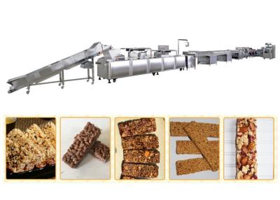 China Stainless Steel Cereal Bar Granola Bar Making Machine Rolling Forming Cutting Machine for sale