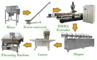 China Tissue / texture Soy Vegetable Protein snack food extruder Production Line for sale