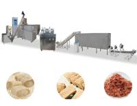 China Energy Saving Soya Extruder Machine , Soya Nuggets Food Processing Equipment for sale