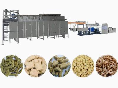 China TVP TSP Vegetable Soya Chunks Extruder Machine 110kw CE Certificate for sale
