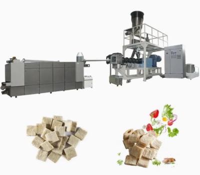 China Textured Soya Extruder Machine / soya nuggets extruder Production Line for sale