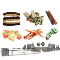 China Dog Snack Machine Single Extruder Stainless Steel 100-150kg/hr for sale