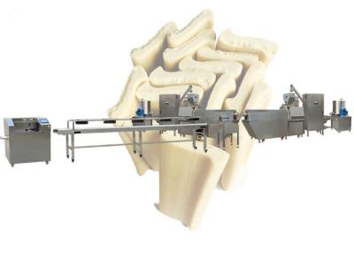 China Teeth Clean Dog Treat Maker Machine Production Line Dental Treat Cutter for sale