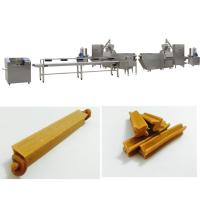 China Teeth Clean Dog Treat Maker Machine Production Line Dental Treat Cutter for sale