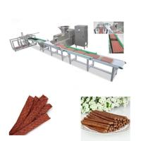China Chewing Dog Snacks Cold Extruder Machine For Making Meat Strips for sale