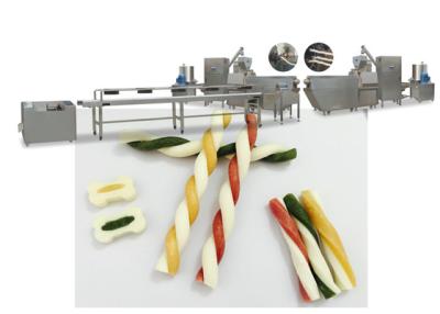 China Dental Care Pet Treat Machine Stainless Steel For Dog Chewing Snacks for sale
