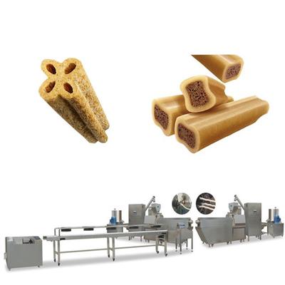 China Custom Designed Pet Treat Machine Extruded Dog Chewing Food Processing for sale