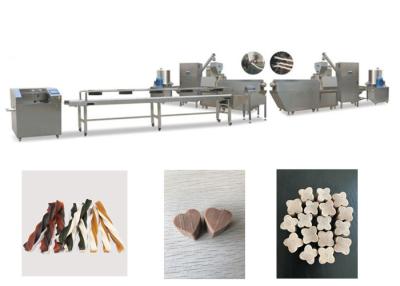 China Twist Twin Color Dog Snacks Pet Making Machine Chewing Food Production for sale
