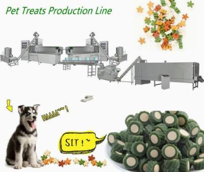 China Stainless Steel 100KW Pet Chews Production Line For Dogs' Teeth for sale