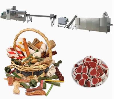 China Low Noise Pet Food Machine Chewing Gum Dog Treat Making Machine Snacks High Speed Production for sale