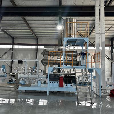 China 1000kg/h Pet Food Extruder Fish Pellet Production Line 5300 X 1100 X 2300mm for sale