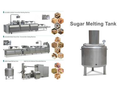 China High Output Puffed Cereal Bar Making Machine , Multifunctional Rice Ball Sugar Production Line for sale