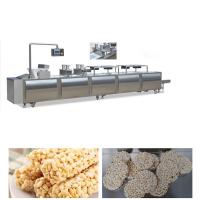 China Full Automatic Cereal Bar / Rice Cake Machine 88kw Power 1500kg Weight for sale