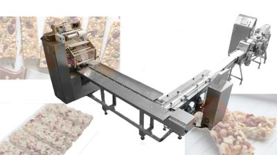 China 2.2kw Mini Granola Nut Bar Cutting Machine Full Line Wiith Packer for sale