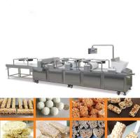 China Stainless steel cereal bar snack food processing line , energy bar making machine for sale