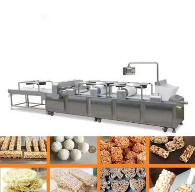 China Stainless steel cereal bar snack food processing line , energy bar making machine for sale
