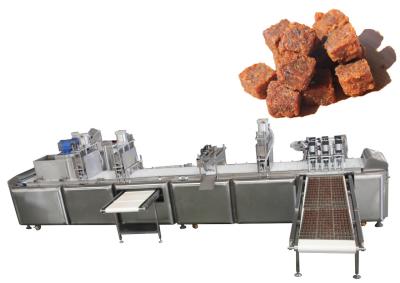 China 400kg/hr Dog Meat Dice Treat Forming Machine PLC Touch Screen for sale