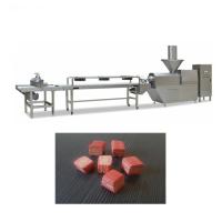 China Cold Extrusion Pet Food Production Line , Pet Chewing Bone Machine With High Meat Content for sale
