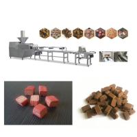 China Soft Dental Care Cold Extruder Pet Food Processing Line With Touch Screen for sale