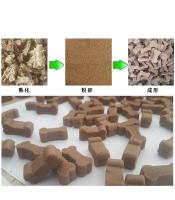 China Automatic Pet Food Production Line stainless steel material pet meat snack machine for sale