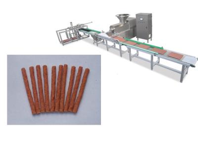 China Automatic Tray System Pet Food Production Line To Meat Strip Processing for sale
