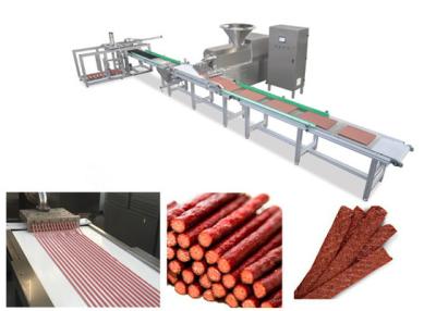 China 300kg per hour  Natural Pure Chicken Meat Strip Processing Line with CE certification Stainless Steel 304 for sale