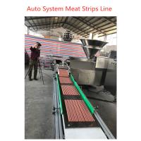 China Automatic Pet chewing Auto Meat Strips Dog Treats Processing Line for sale