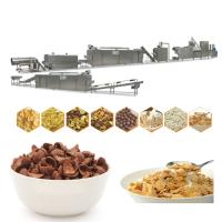 China Kellogg Breakfast Cereal Corn Flakes Processing Line Stailess Steel  Motor PLC for sale