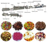 China Double Screw Extruder Corn Flakes Making Machine Easy Operation for sale