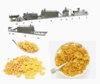 China Stainless Steel 304 Breakfast Cereals Corn Flakes Processing Machine / Rice Flakes Making Machine 260kg/h for sale
