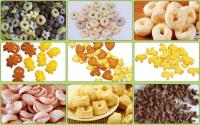 China Stainless Steel 304 Breakfast Cereals Corn Flakes Processing Machine / Rice Flakes Making Machine 260kg/h for sale