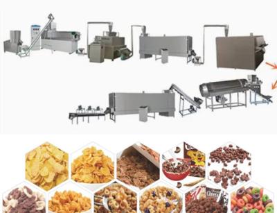 China Rosted Nestle / Kelloggs Bulk Oats Cereal Corn Flakes Maker Machine With CE ISO9001 for sale