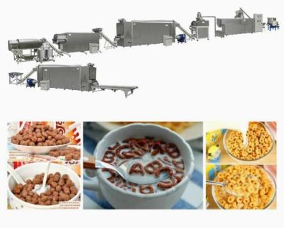 China Breakfast Cereals Corn Flakes Machinery With Large Capacity 120-300kg/H Maize Flakes Machinery for sale