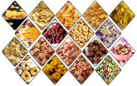 China Twin Screw Extruder Corn Flakes Production Line 260kg/h 500kg/h With Different Shapes for sale