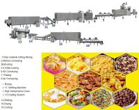 China Corn Flakes Breakfast Cereal Production Line SS304 With Packing Machine 300-400 KG/H for sale