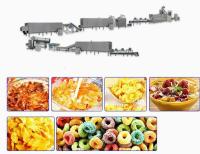 China Twin Screw Extruder Corn Flakes Production Line 260kg/h 500kg/h With Different Shapes for sale