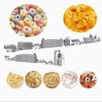 China SS304 500kg/h Continuous And Automatic Corn Flakes Processing Line 380V/50Hz With CE Standard for sale