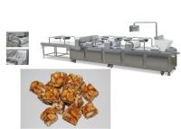 China Peanut Candy Brittle Cereal Bar Making Machine , Cereal Bar Cutting Machine for sale