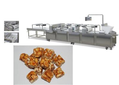 China Peanut Candy Brittle Cereal Bar Making Machine , Cereal Bar Cutting Machine for sale
