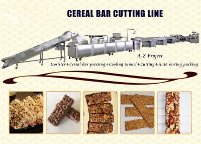 China SS 304 Granola Bar Cutting Machine Touch Screen Control PTFE PLC for sale